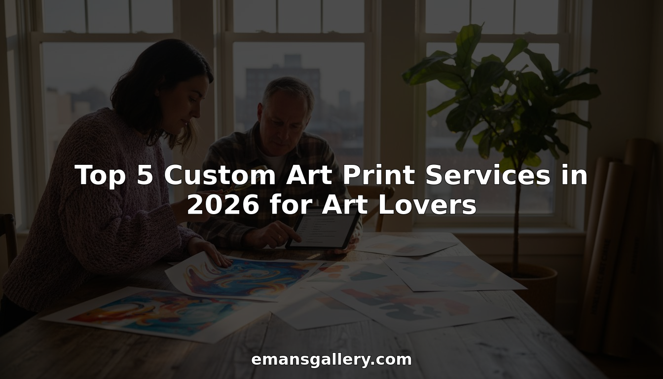 Top 5 Custom Art Print Services in 2026 for Art Lovers